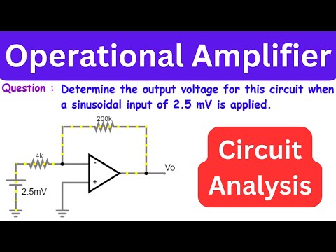 How to find output voltage of inverting amplifier ? | Inverting Op-Amp | Operational Amplifier