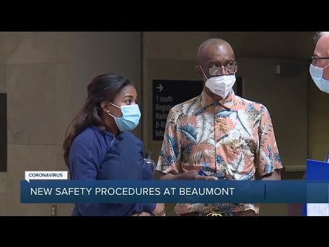 A look inside Beaumont Royal Oak as new procedures in place due to COVID-19