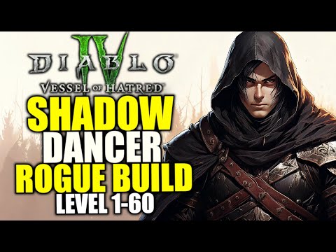 Diablo 4 BEST Rogue Leveling Build for Season 6 Vessel Of Hatred - Dance of Knives Rogue Build