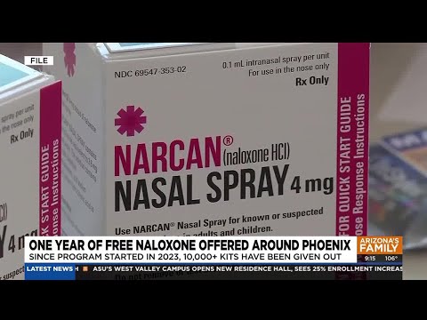 Phoenix free naloxone program 1 year later, update on free overdose kits