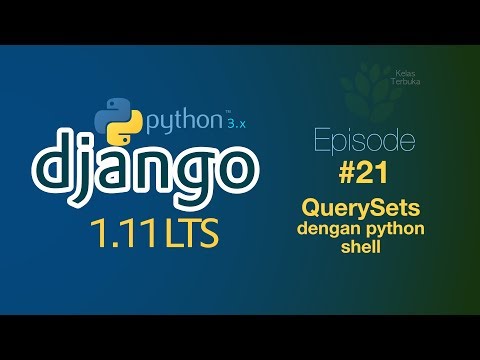 Learn Belajar Django 21 Querysets dengan Python Shell - Mind Luster