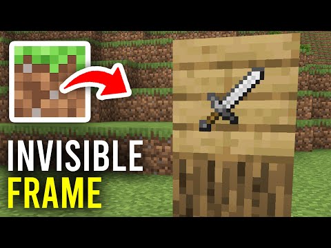 How To Get Invisible Item Frames In Minecraft Bedrock - Full Guide