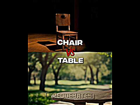 Chair Vs Table