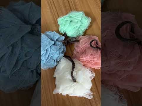 Fu Store Loofah Sponge Shower Loofahs 50g Bath Sponges Mesh Balls 4 Colors | Product Review