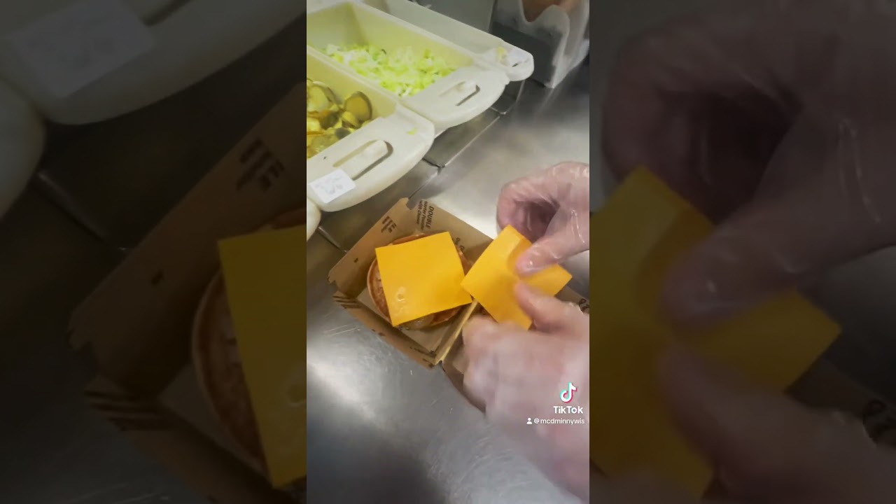 How to Make the Double Quarter Pounder with Cheese at McDonald’s? 🍔 #shorts