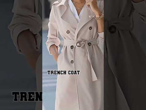 5 Different types of coat for women with names