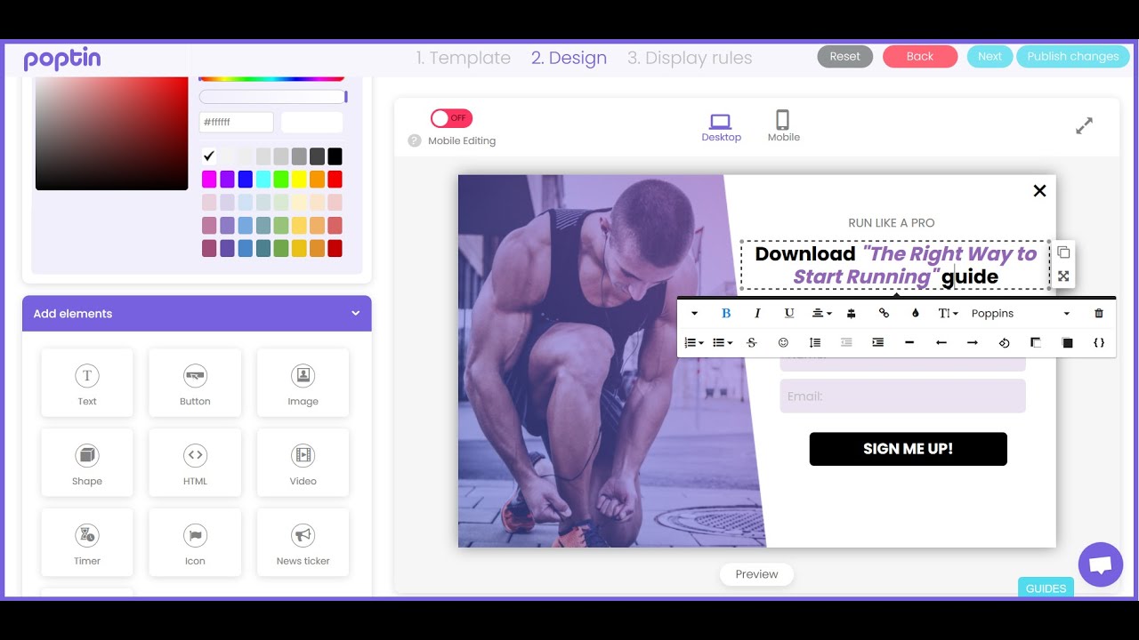 Create Beautiful Pop Ups & Inline Forms - Poptin 2.0
