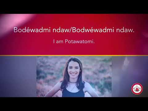 Potawatomi Vocabulary: Yawe (he/she is)