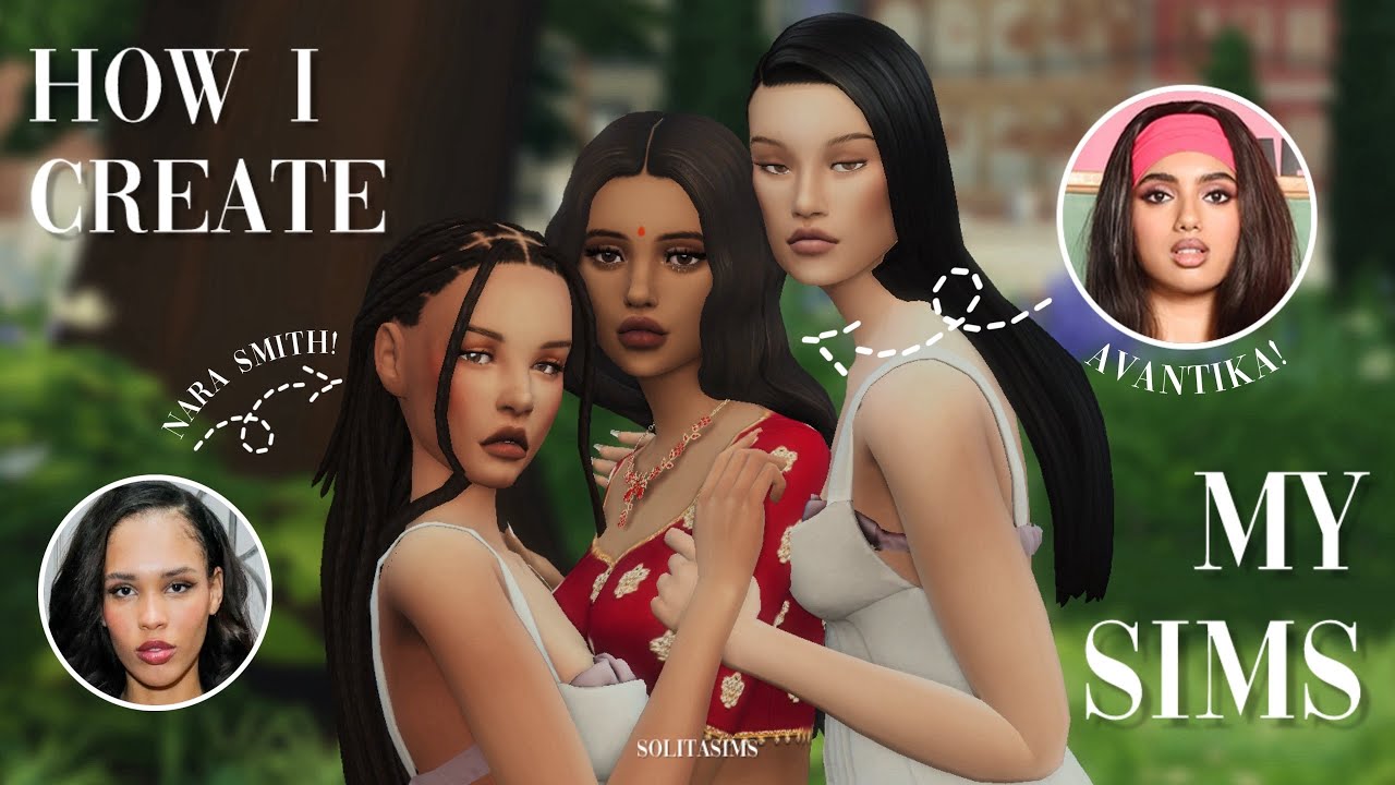 how I create my Sims + Sim dump || Sims 4 create-a-sim tutorial || solitasims