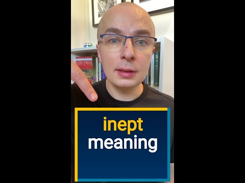 INEPT meaning | What does "INEPT" mean? Definition in Merlin Dictionary #shorts