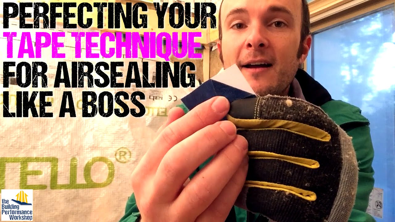 Airsealing Tape Technique Demonstration