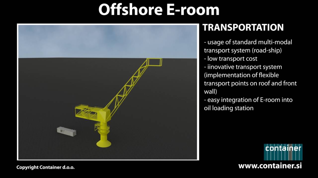 Offshore container E-room ENG