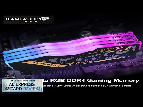 TEAMGROUP T-Force Delta RGB DDR4 16GB 8GB 3200MHz 3600MHz Desktop Memory Module Review