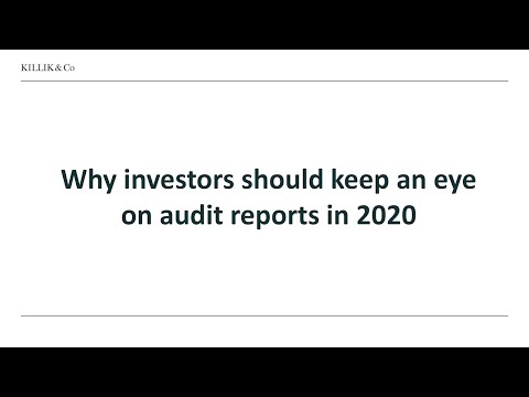 Why investors should keep an eye on audit reports in 2020