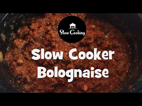 A Very Simple and Delicious Slow Cooker Bolognese