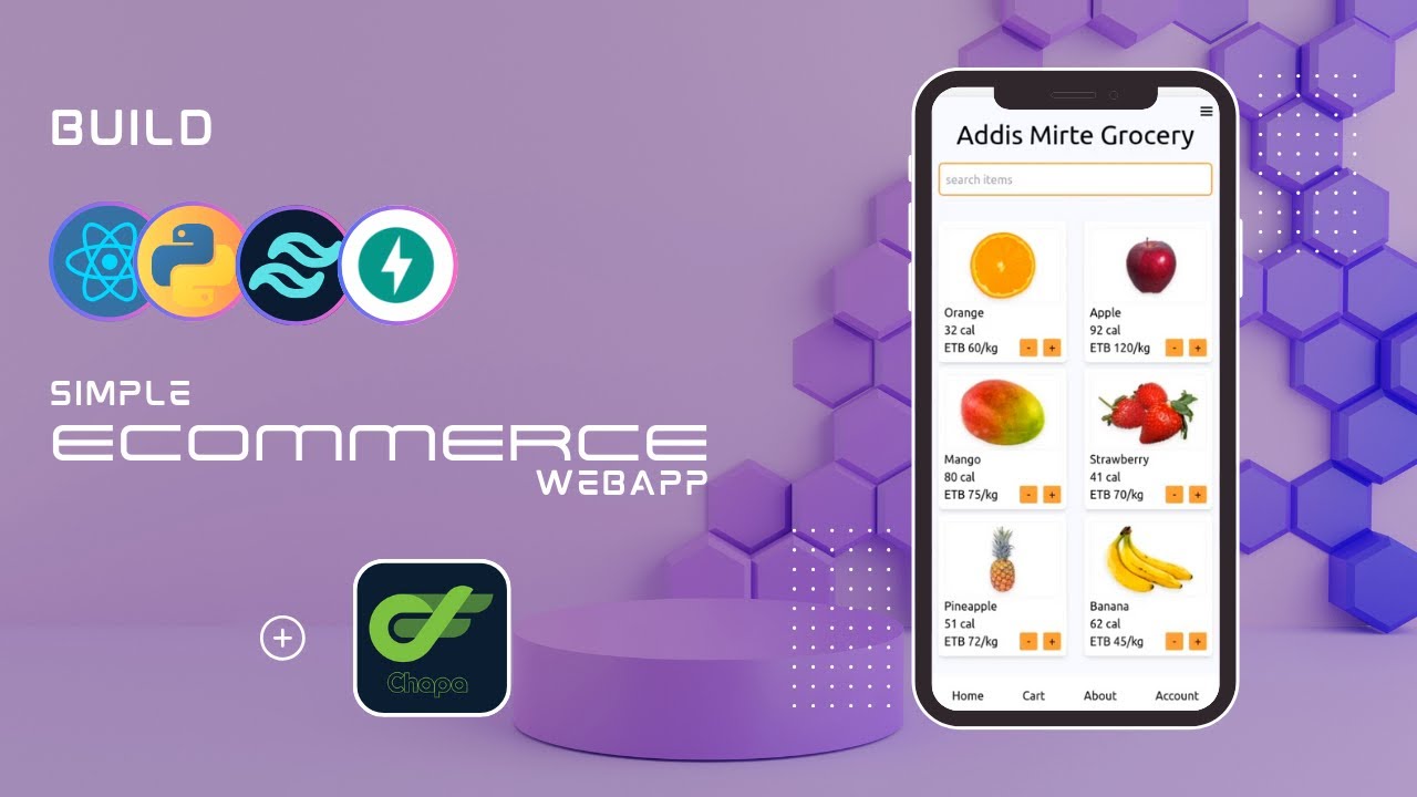 Building a Grocery Web App with FastAPI, React, and Chapa Payment Gateway | Full Tutorial
