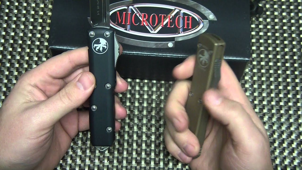Microtech UTX-85 OTF Automatic Knife Overview. New for 2016