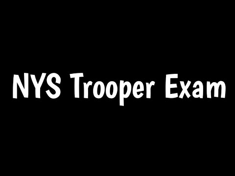 NYS State Trooper Exam | NYSP | NYS Police Exams|