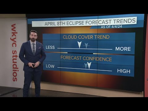 Weather outlook for the April 8 solar eclipse in Ohio as Cleveland, Akron sit in path of totality