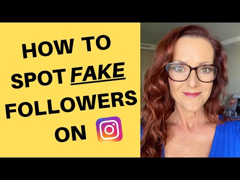 How to spot FAKE followers on INSTAGRAM