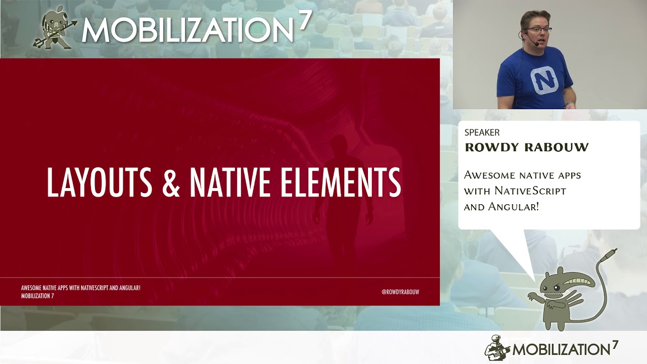 Awesome native apps with NativeScript and Angular! - Rowdy Rabouw