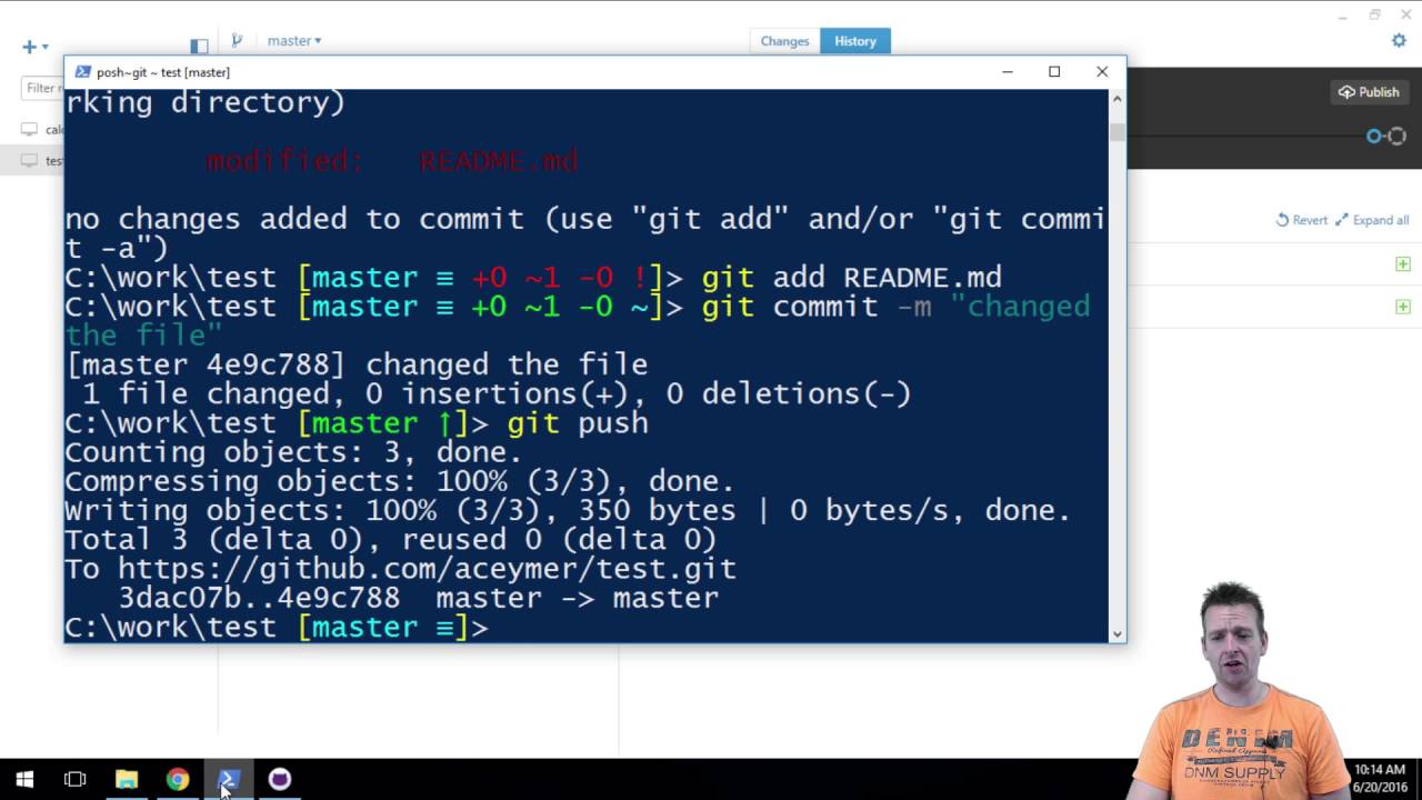 New repository on github using Github Desktop Client