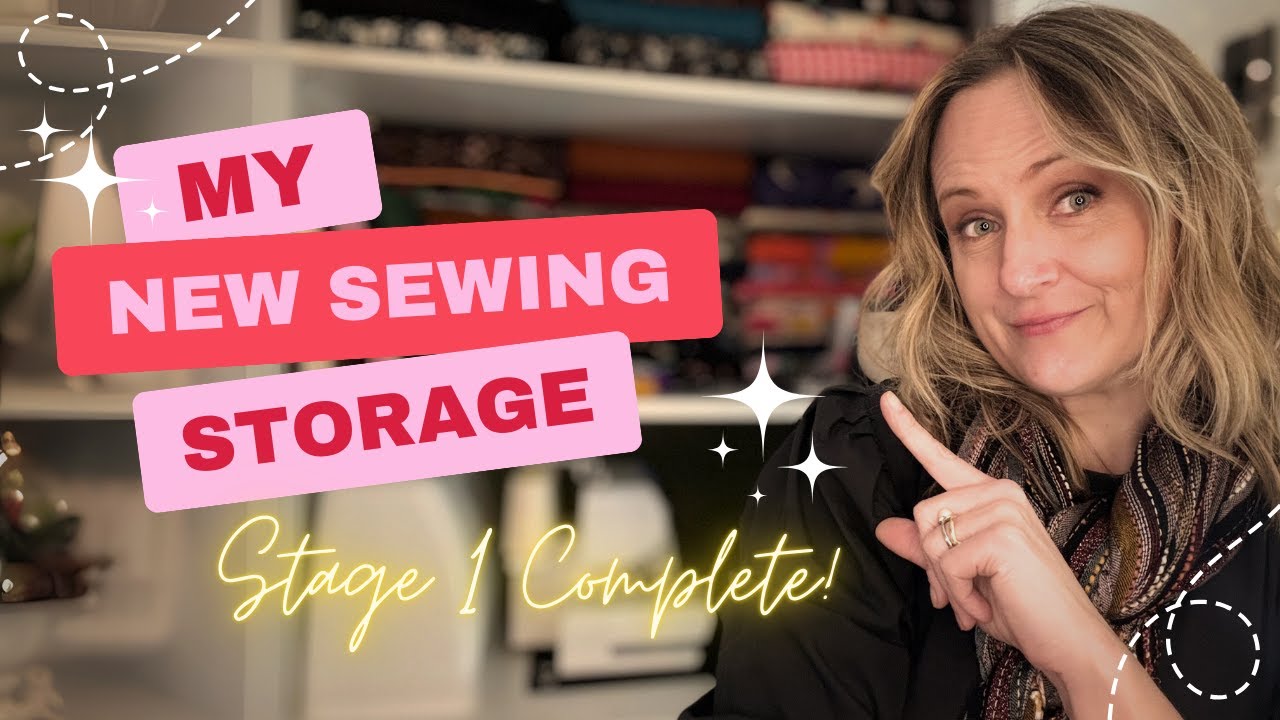 My Sewing Room MAKEOVER! The storage solutions keeping me organized