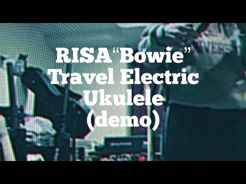 RISA "Bowie" Tenor Travel Electric Ukulele Solid Walnut | Reverb
