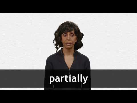 PARTIALLY definition and meaning | Collins English Dictionary