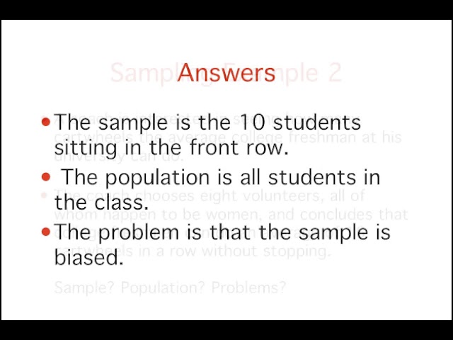 Understanding Inferential Statistics: The Importance of Sampling ...