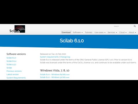 How to install scilab (version 6.10) on laptop/pc | For windows 10
