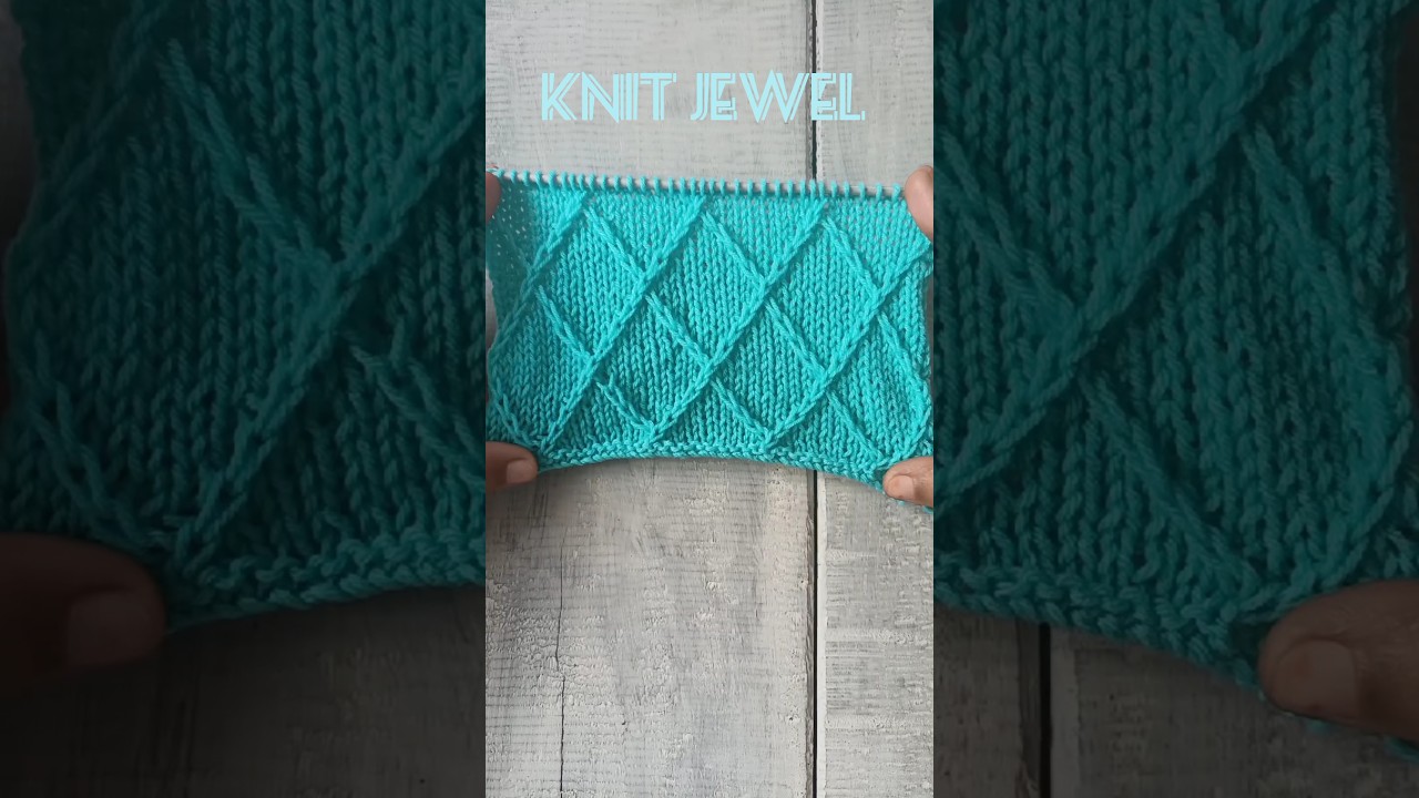 Diamond Knitting Pattern | Visit my Channel for full Video |