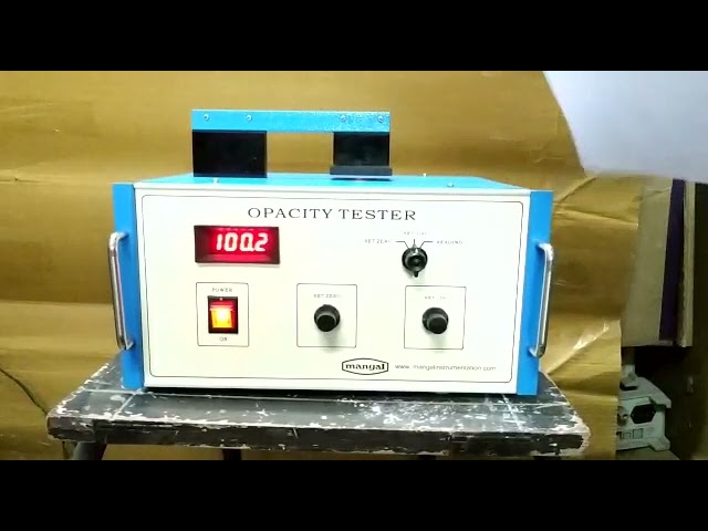 Testing Machine - OPACITY TESTER Machine Manufacturer from New Delhi
