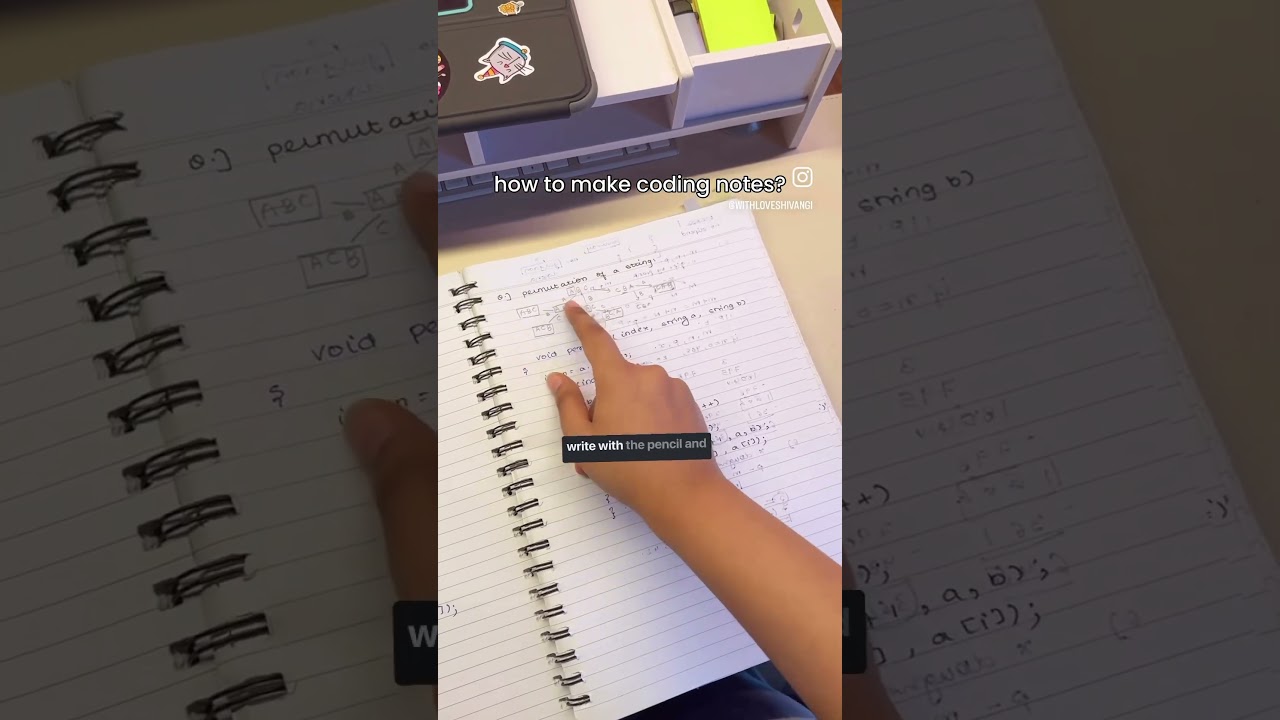 This is how I made my coding notes!