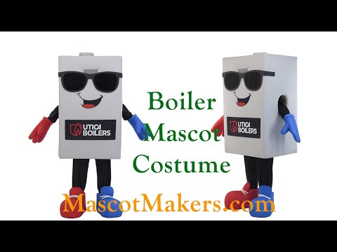Mr Boiler Mascot Costume | Mascot Makers - Custom mascots and characters