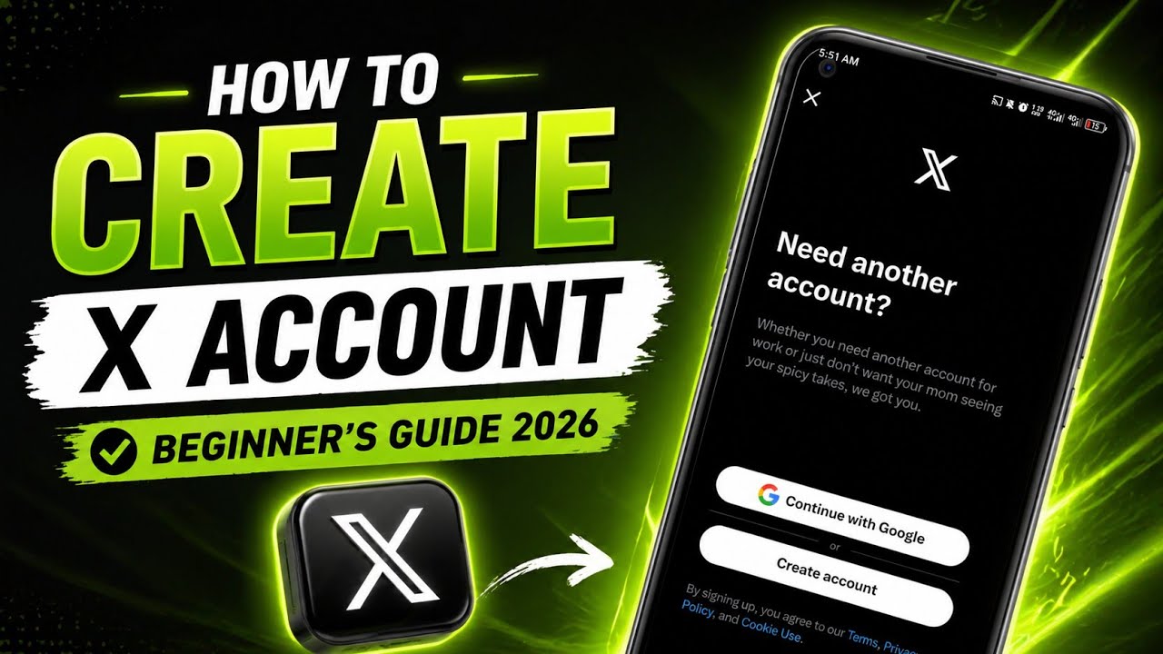 How to Create an X (Twitter) Account 2026 | Step-by-Step Beginner Guide