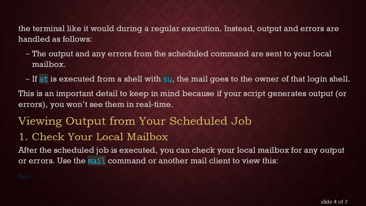 How to Schedule Python Scripts in Linux Using the at Command