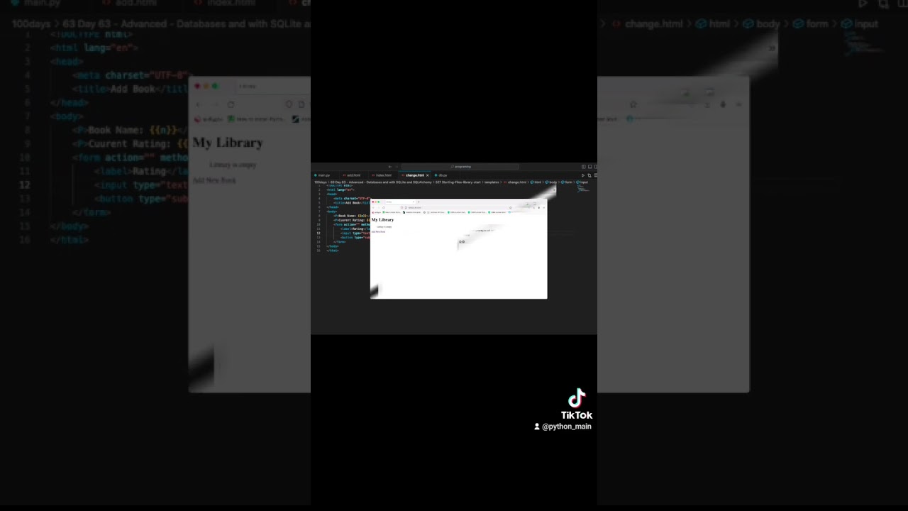 Sqlite & Sqlalchemy #flask  #python #programing #html