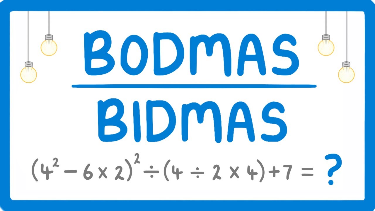 How to use BODMAS (Order of Operations)