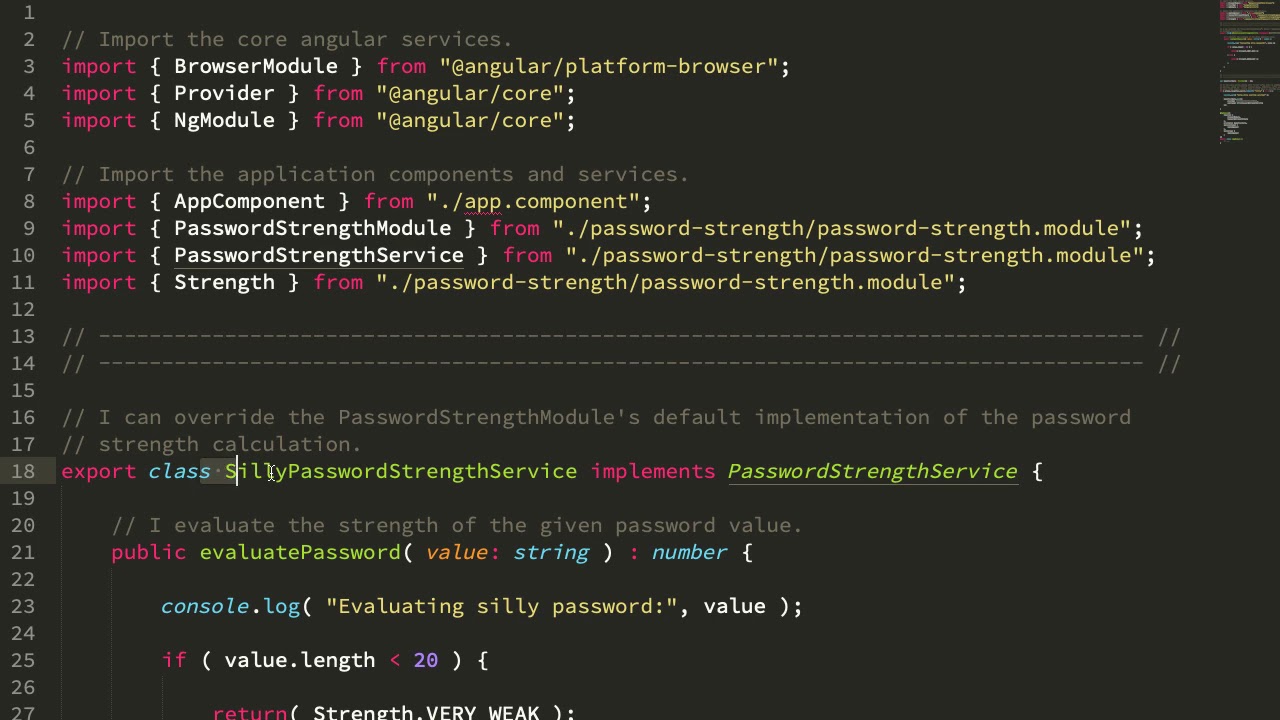 Packaging A Password-Strength Module In Angular 11.0.5
