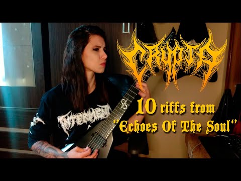 Crypta: Tainá apresenta 10 riffs do disco "Echoes of the Soul"