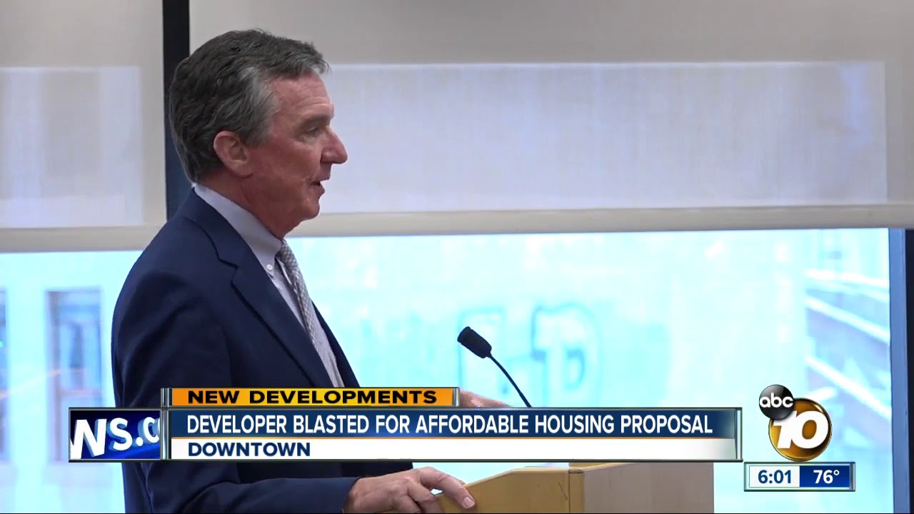 Developer blasted for affordable housing proposal