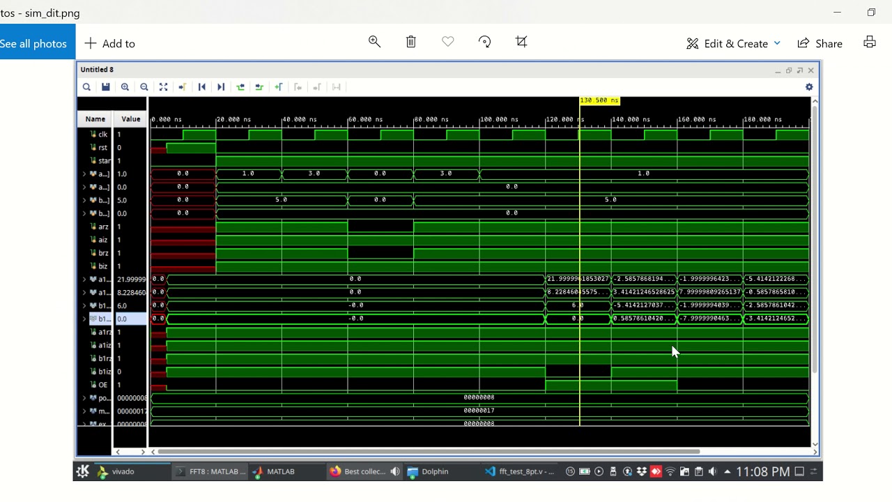 Feature Extraction Engine Simulation - 8 Point FFT Part 2