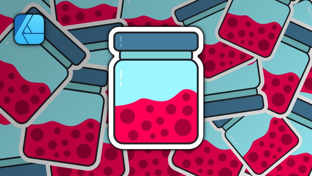 Affinity Designer Tutorial - Bottle Sticker