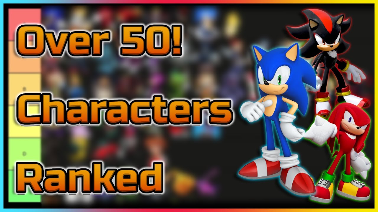 Ranking EVERY Main Sonic Character