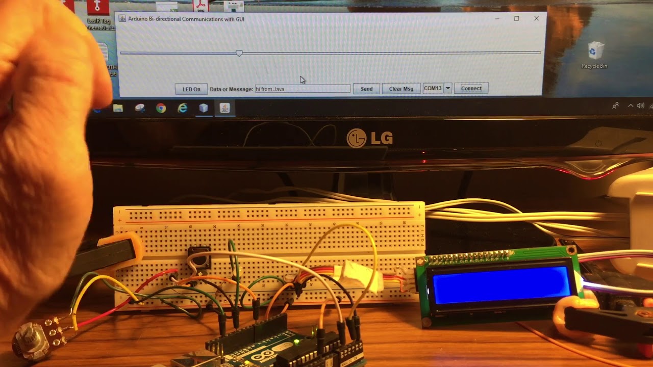 Two Way Communication Arduino -Java
