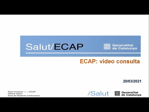 Vídeo consulta a l’ECAP: Actualització | ECAP blog