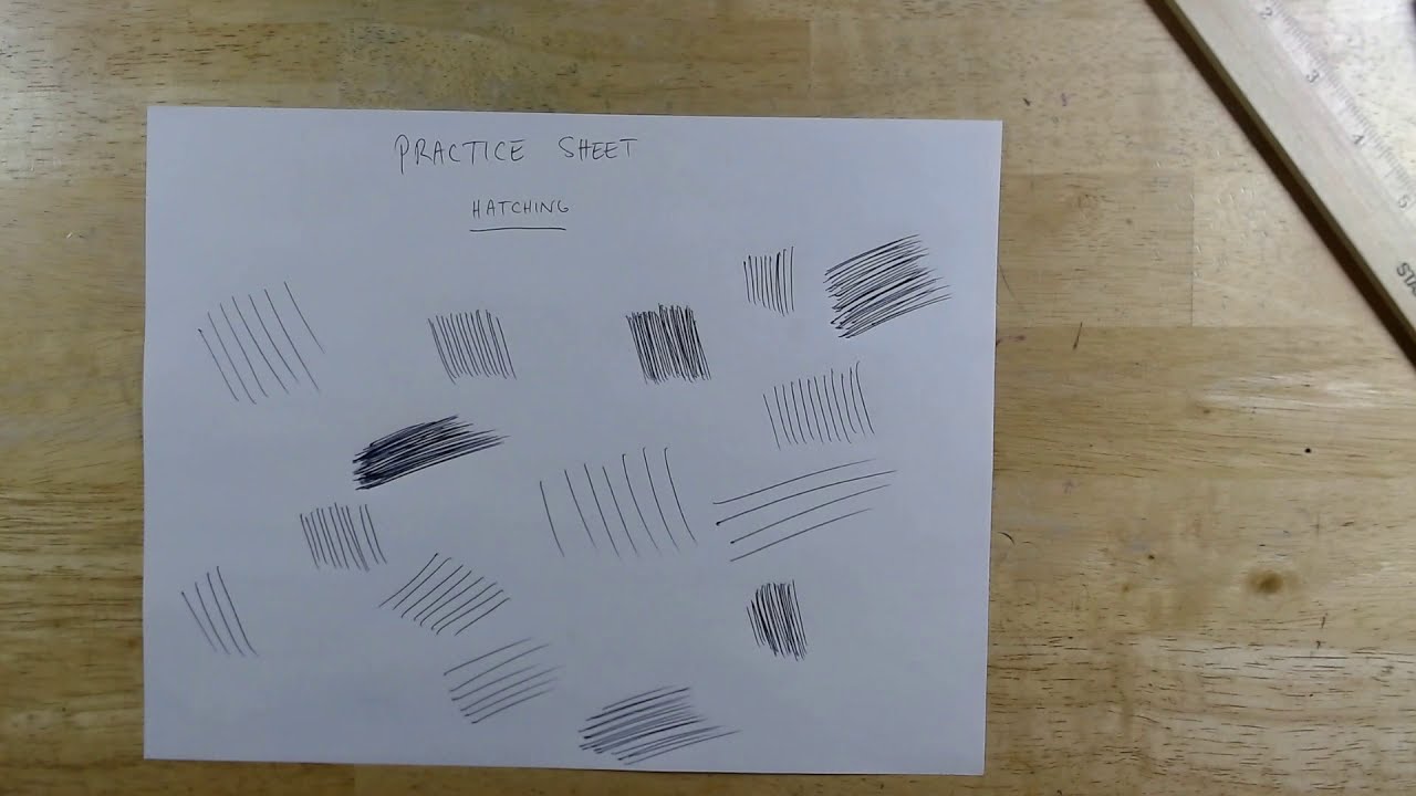 Hatching, Cross-Hatching, and Stippling- Value Scales