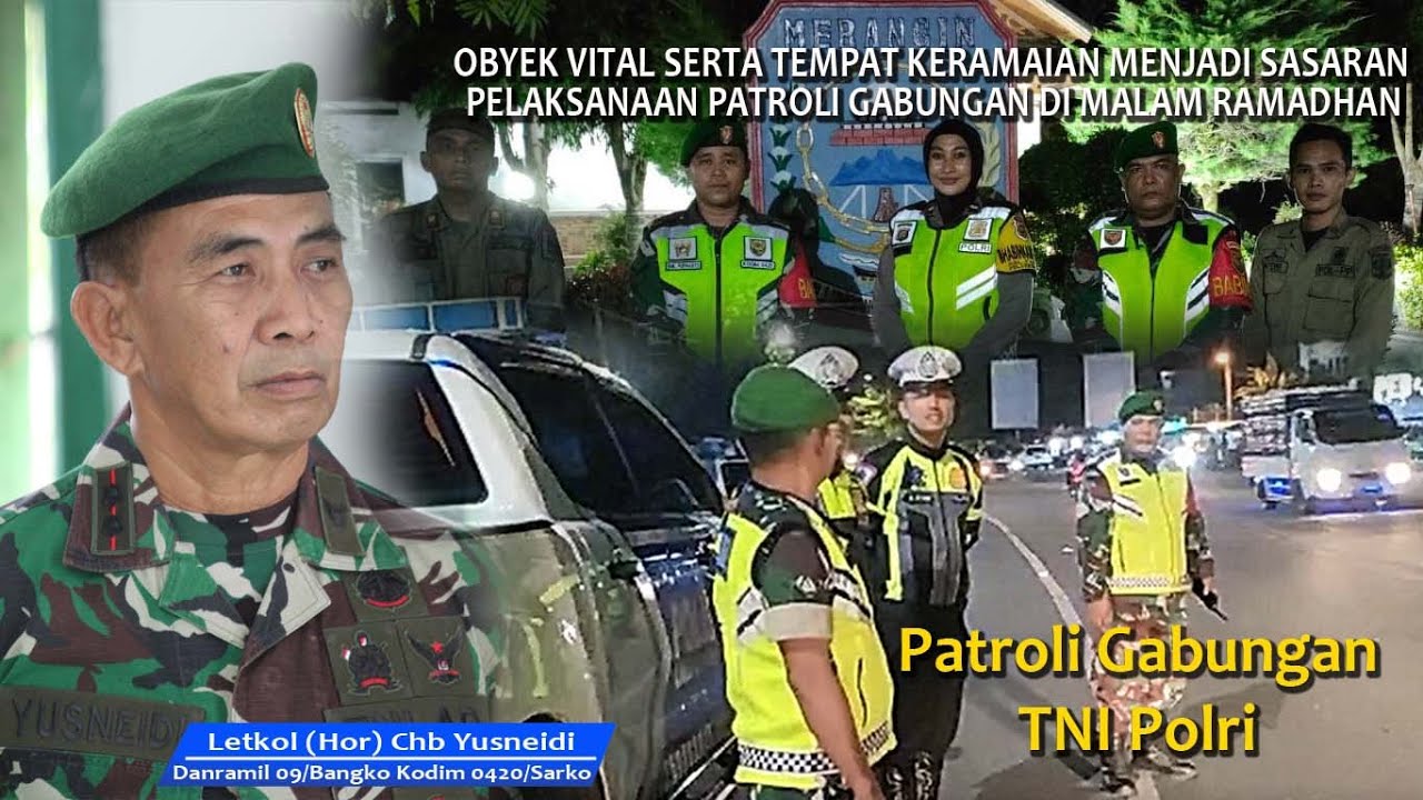 SINERGITAS BABINSA BHABINKAMTIBMAS BANGKO PATROLI GABUNGAN ANTISIPASI GANGGUAN KAMTIBMAS