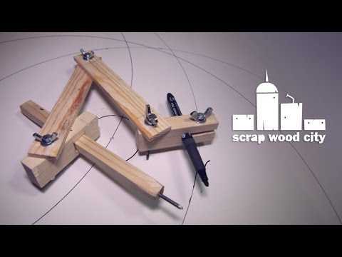 Draw Perfect Circles With This DIY Wood Compass